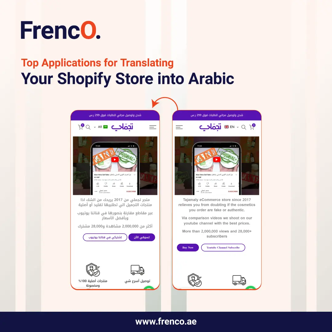 Top Applications For Translating Your Shopify Store Into Arabic Top Applications For Translating Your Shopify Store Into Arabic